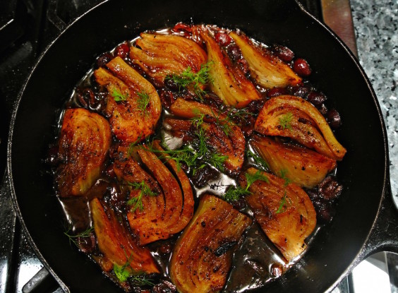 Caramelized and braised fennel - Our Italian Table