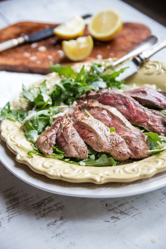 Tagliata con Rucola and Parmigiano - Our Italian Table