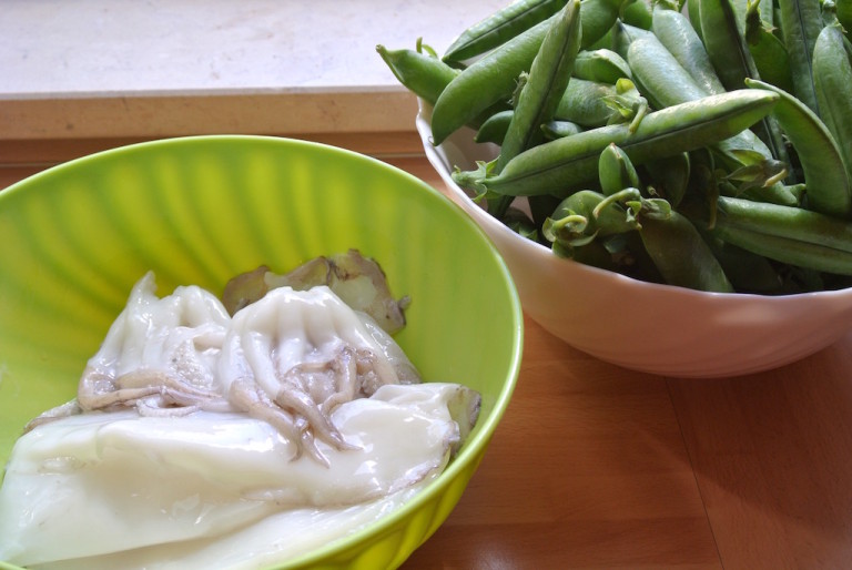 Seppie con piselli (Cuttlefish with peas) - Our Italian Table