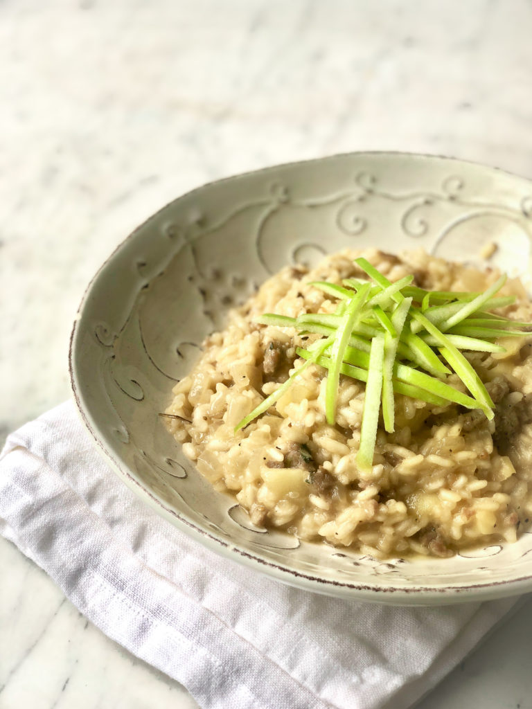 Risotto with Sausage, Green Apple, Pecorino and Honey too! - Our ...