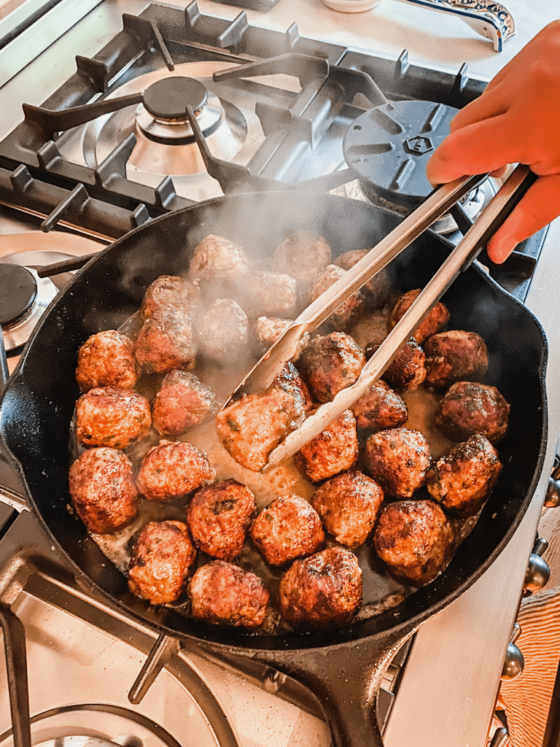 Polpettine al Limone (Lemon Scented Meatballs) - Our Italian Table