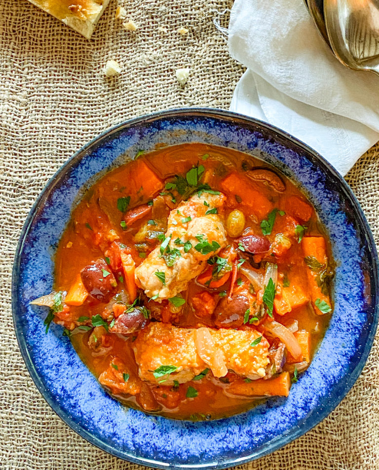 A Sicilian-influenced Monkfish Brodetto - Our Italian Table