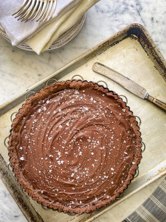Salted Chocolate Crostata (& off to Italia we go!) - Our Italian Table