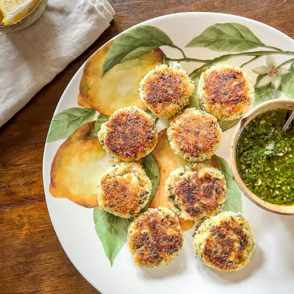 Fresh Cod Cakes with Italian Salsa Verde (and Feast of the Seven Fishes ...