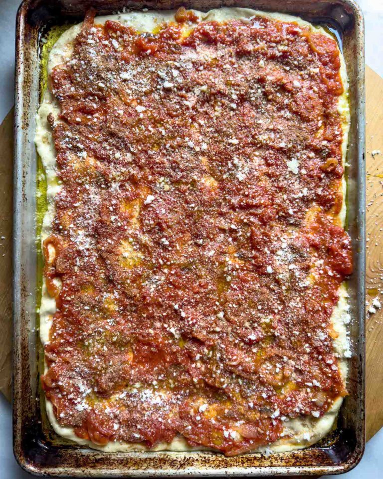 Sfincione: Sicilian Pizza - Our Italian Table