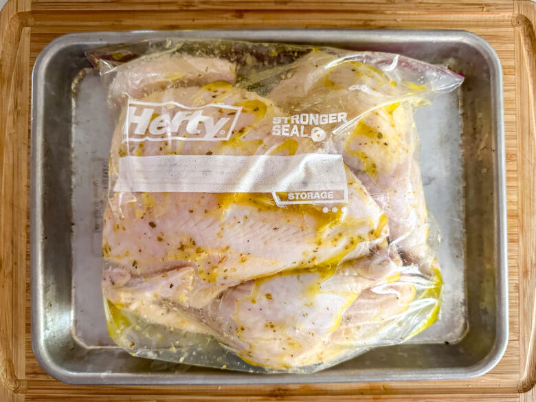 Grilled Chicken with Sicilian Salmoriglio - Our Italian Table