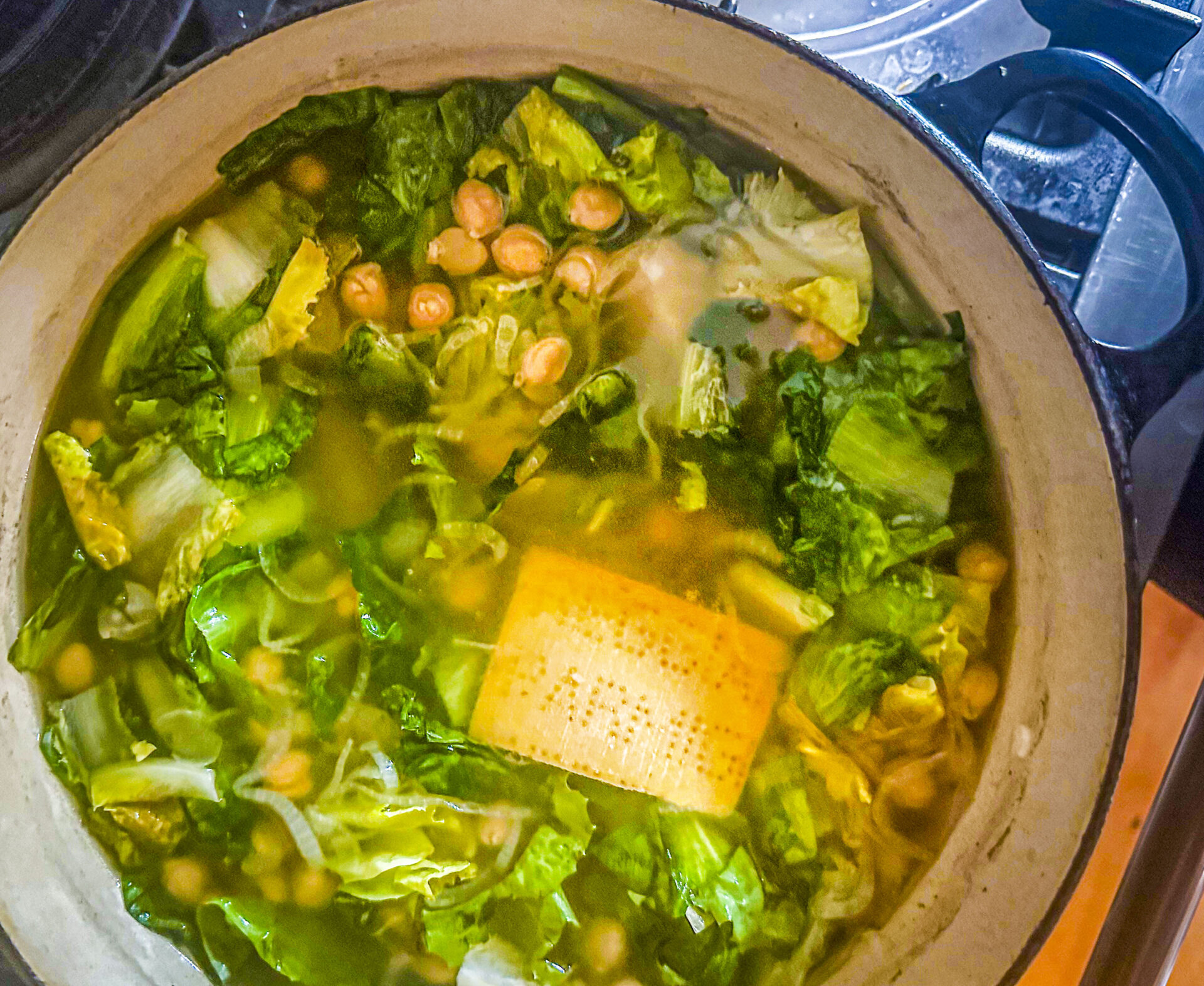 Soups on! Chickpea and Escarole Soup - Our Italian Table