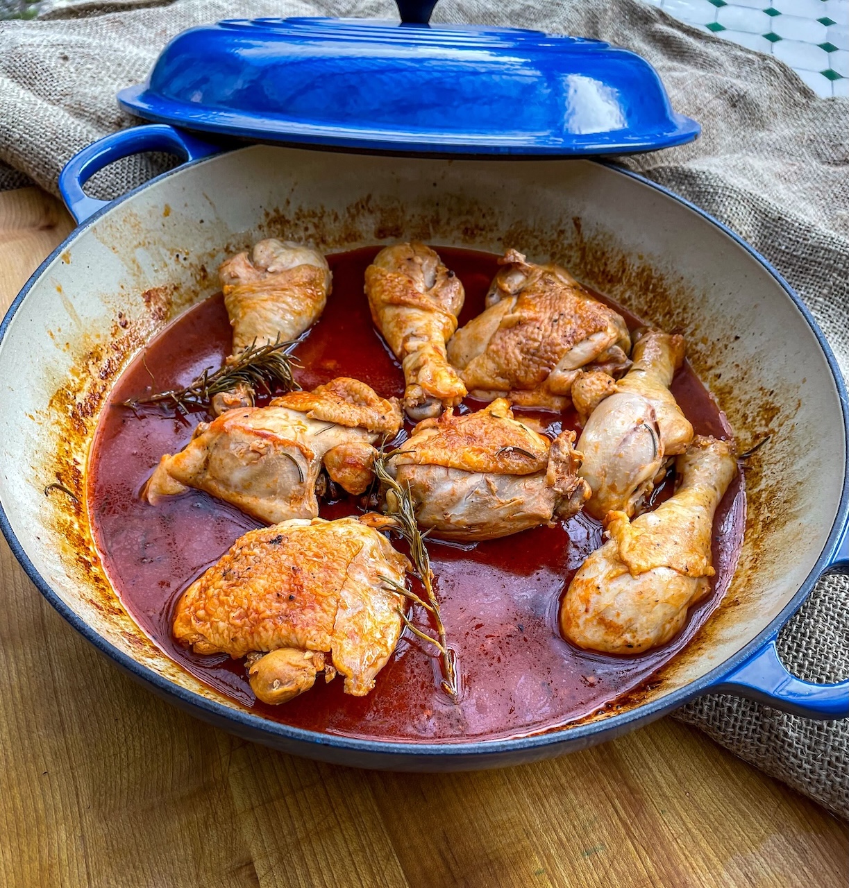 Pollo in potacchi and Italian Americans in LA - Our Italian Table