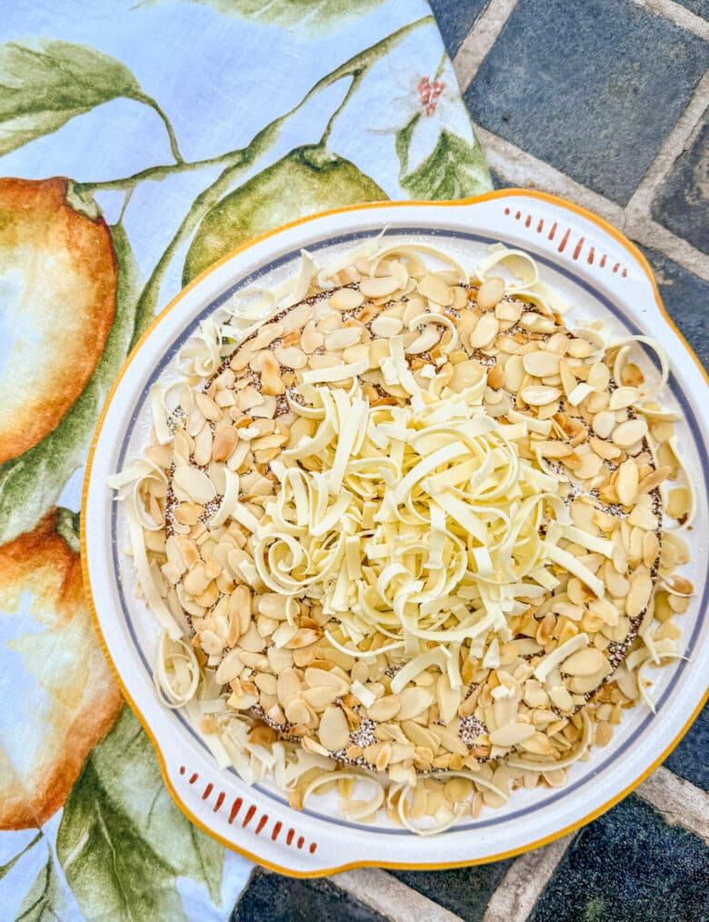 White Chocolate & Lemon Torta Caprese - Our Italian Table